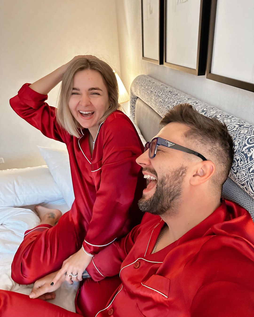 Silksilky Pure Silk Matching Pajamas Long Matching Pjs For Couples